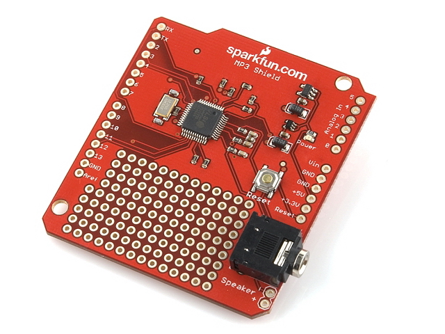 Comprar Arduino Shield Mp3 Sparkfun Arduino Electronica Y Robotica Electan Tienda On Line 4043