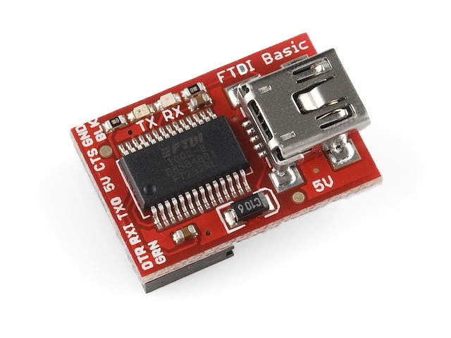 DEV-09716 Sparkfun Programador-Conversor USB Serie FTDI Sparkfun