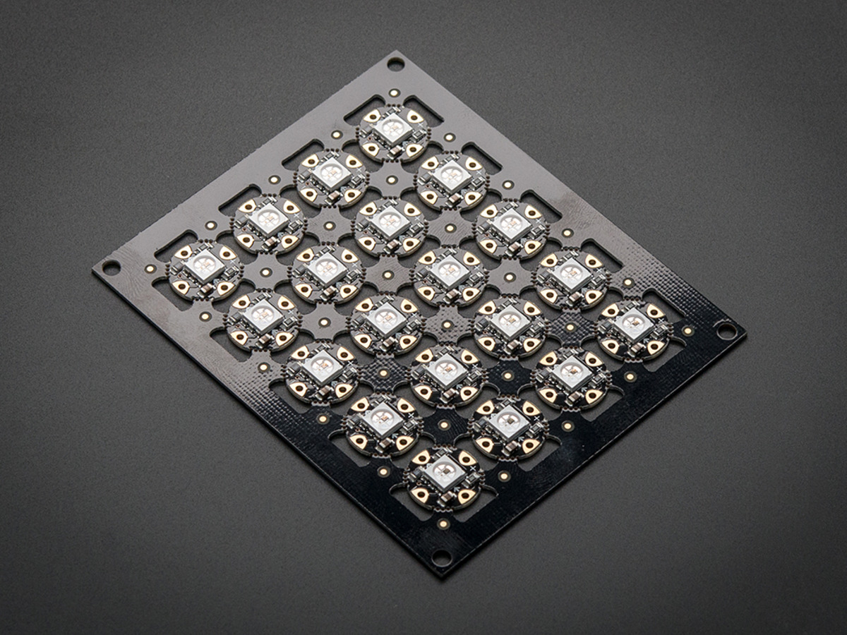 1559 Adafruit Flora RGB Smart NeoPixel version 2 - Sheet of 20