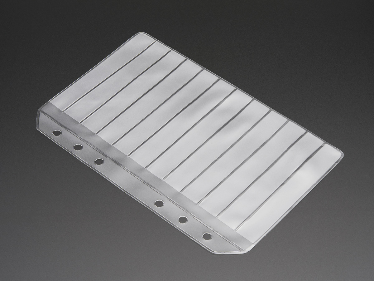 Adafruit 2183 Blank SMT Storage Pages for 12 strips of 8mm Tape - 5 Pages