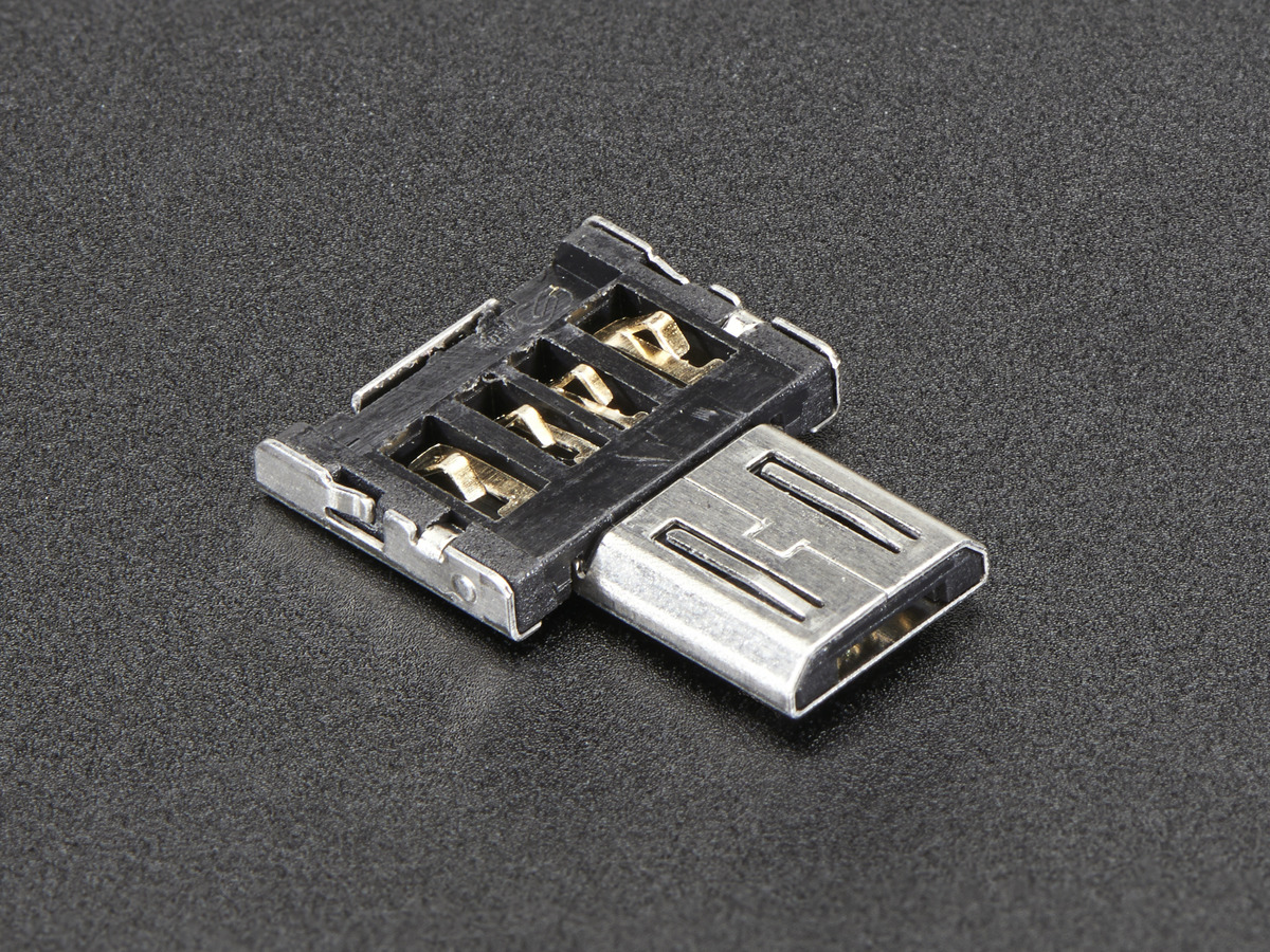 Adafruit 2910 Tiny OTG Adapter - USB Micro to USB