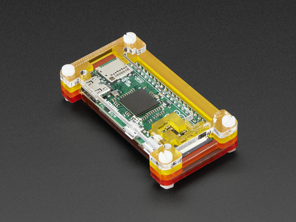 Adafruit 3005 Pibow Zero Case for Raspberry Pi Zero v1.3