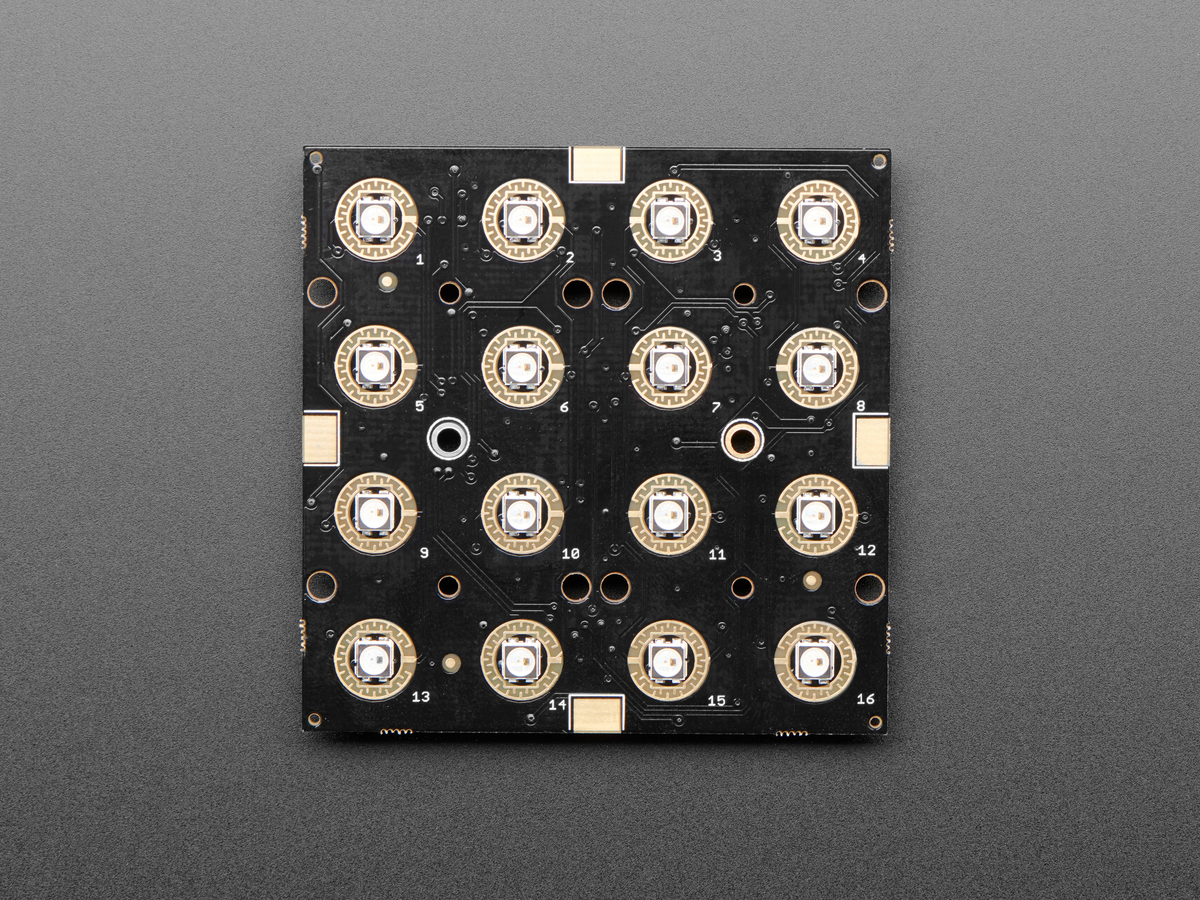 Adafruit 3954 Adafruit Neotrellis Rgb Driver Pcb For 4x4 Keypad Arduino Electronics And