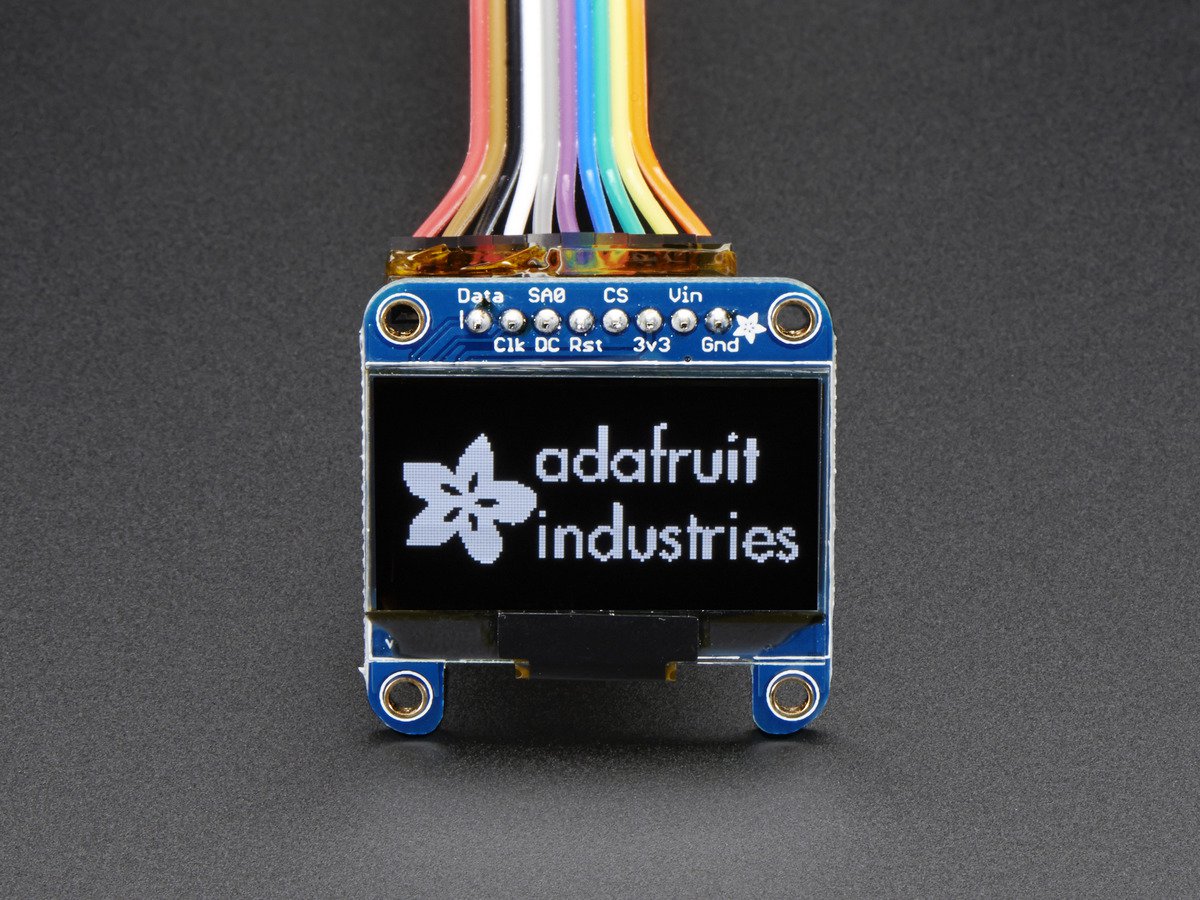 938 Adafruit Monochrome 1.3" 128x64 OLED graphic display
