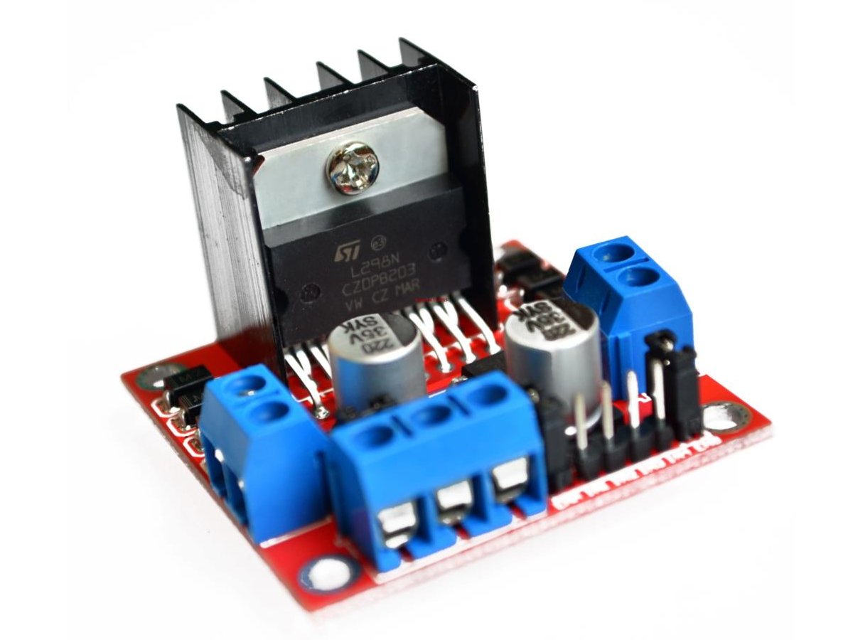 L298 Dual H-Bridge Motor Driver Arduino, Electronics and Robotics ...