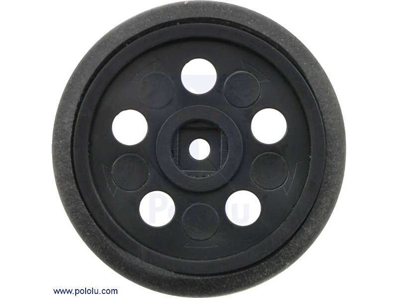 689 Pololu Solarbotics GM10 1" Wheel Black