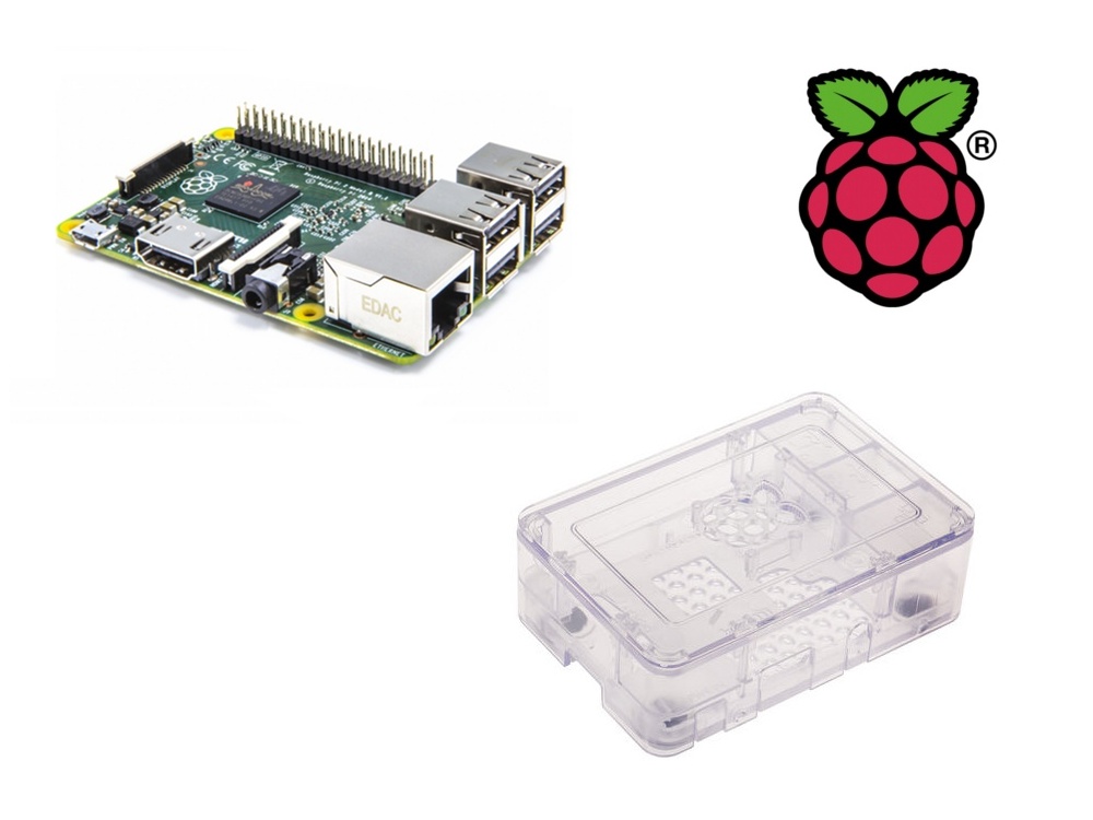 Kit Raspberry Pi 2 Model B With Enclosure Arduino Electronics And