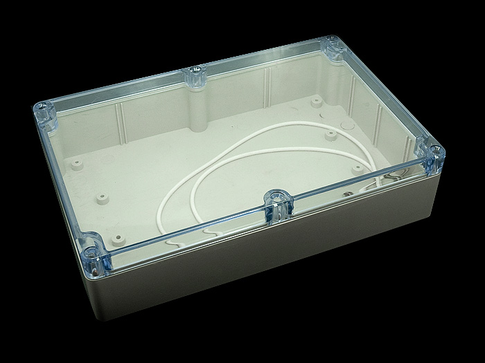 110990113 Seeedstudio Clear Plastic Enclosure 55x145x222 mm