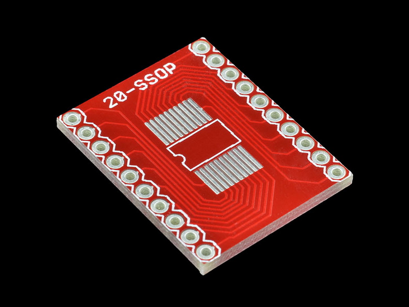 BOB-00499 Sparkfun SSOP to DIP Adapter 20-Pin