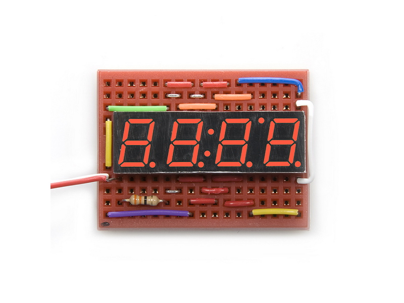 COM-09483 Sparkfun 7-Segment Display - 4-Digit (Red)