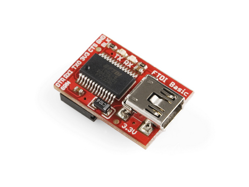 DEV-09873 Sparkfun FTDI Basic Breakout - 3.3V