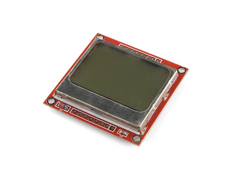 LCD-10168 Sparkfun Graphic LCD 84x48 - Nokia 5110
