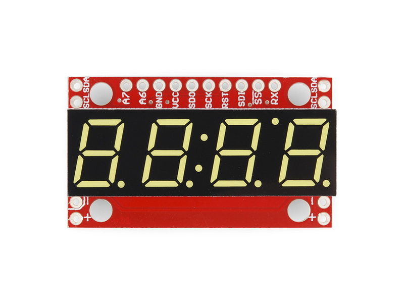 Com 11629 Sparkfun 7 Segment Serial Display White