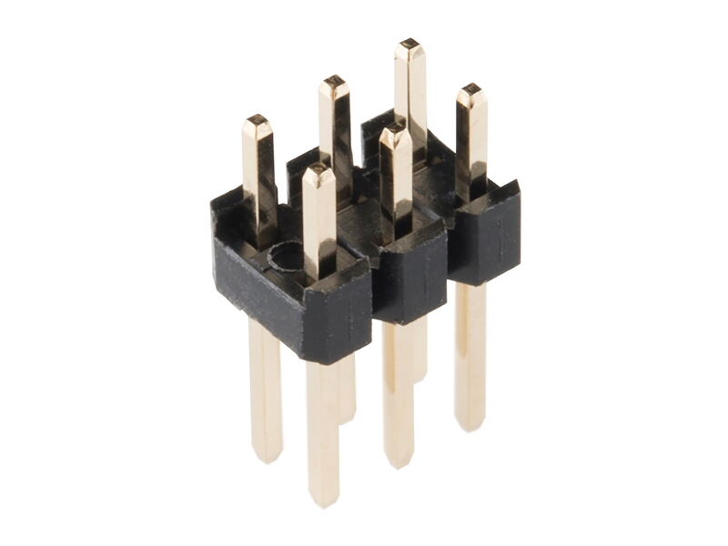 PRT-12807 Sparkfun Header - 2x3 (Male, 0.1")
