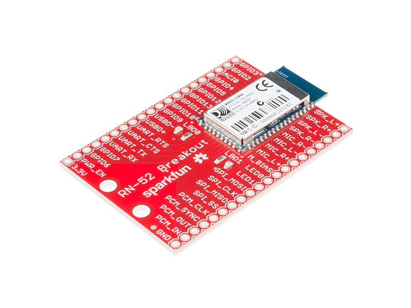 Wrl 12849 Sparkfun Sparkfun Audio Bluetooth Breakout Rn 52