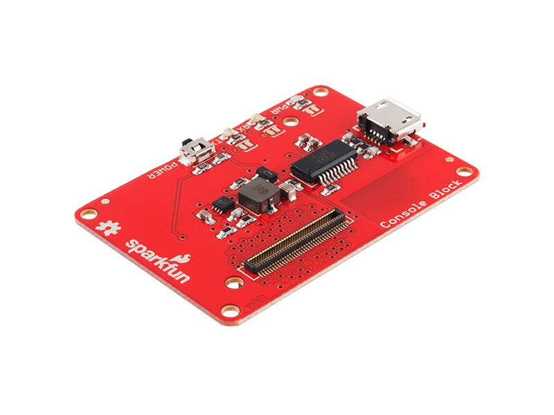 Dev 13039 Sparkfun Sparkfun Block For Intel Edison Console