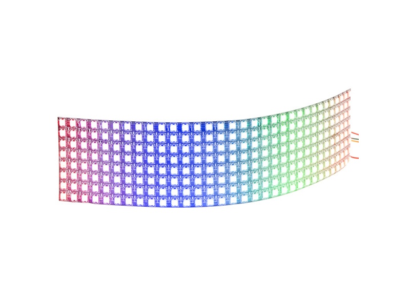 COM-13304 Sparkfun Flexible LED Matrix - WS2812B (8x32 Pixel)