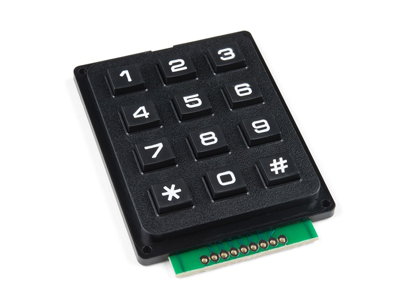 Sparkfun Com 14662 Keypad 12 Button Arduino Electronics And Robotics Electan Online Store