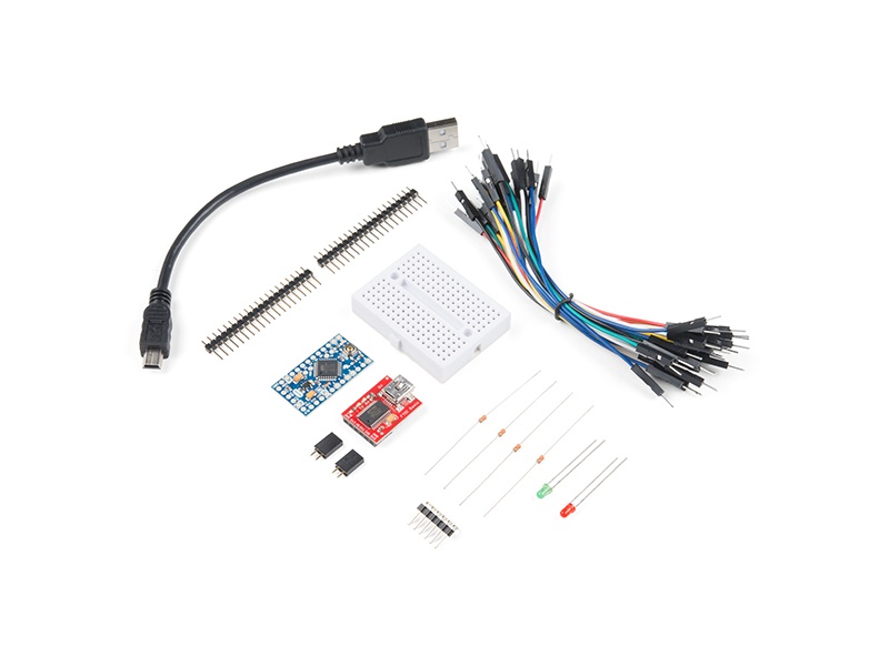 Sparkfun KIT-15257 SparkFun Arduino Pro Mini Starter Kit - 3.3V/8MHz