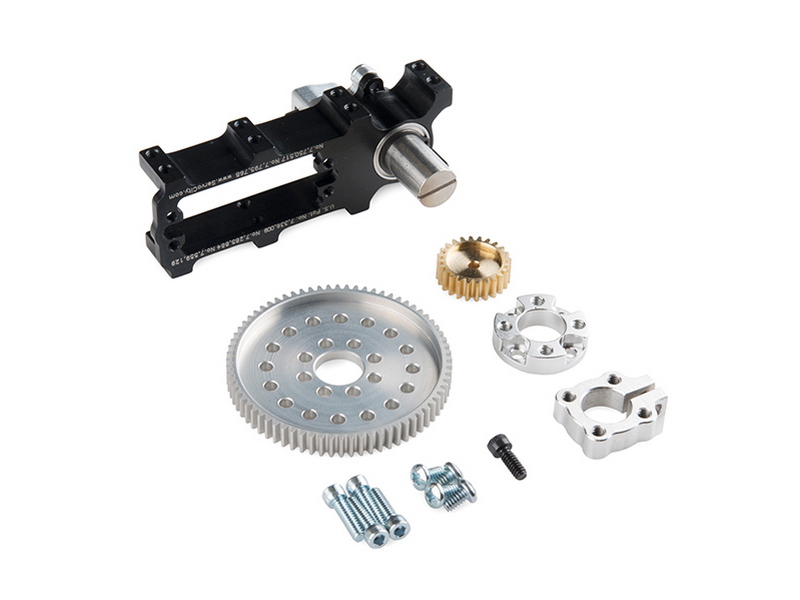 ROB-12602 Sparkfun Channel Mount Gearbox Kit - 360º Rotation (5:1 Ratio)