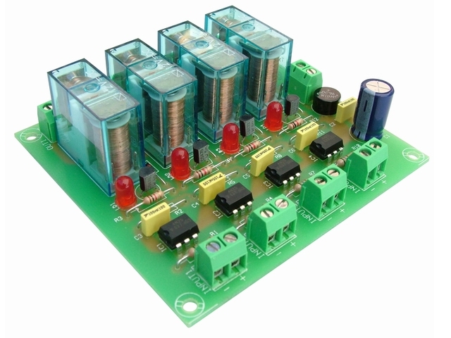 T1 INTERFACE OPTO.4SALIDAS A RELE CEBEK