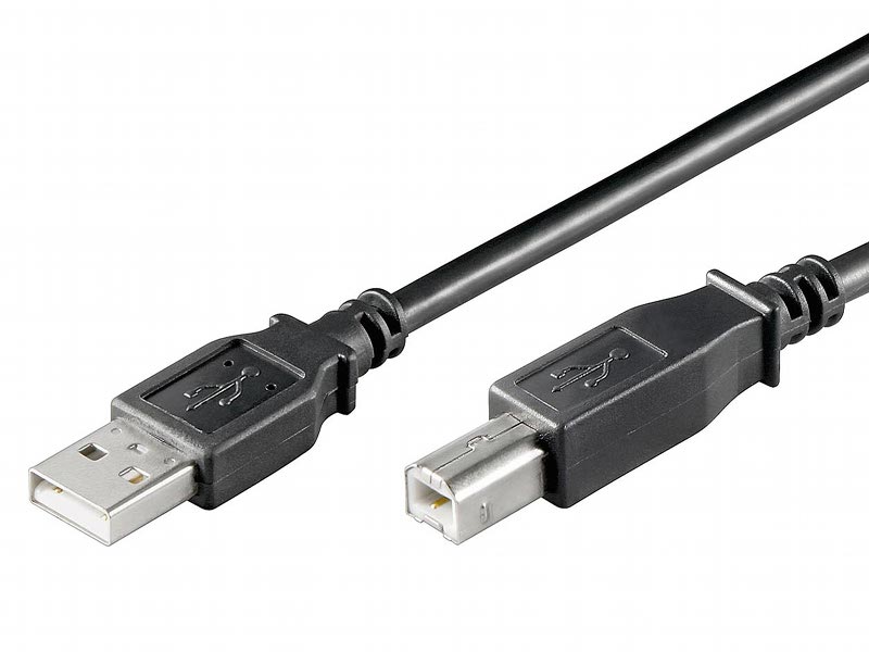 Cable USB terminales A y B